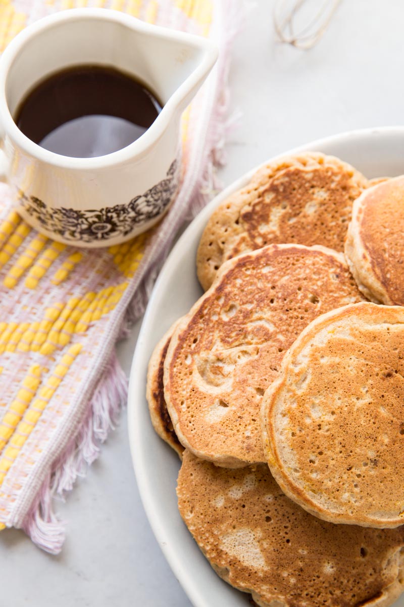 Carrot Cake Pancake Recipe with Whipped Ricotta | Vintage MixerVintage ...