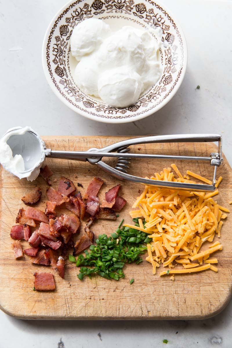 Loaded Baked Potato Waffles | Vintage MixerVintage Mixer